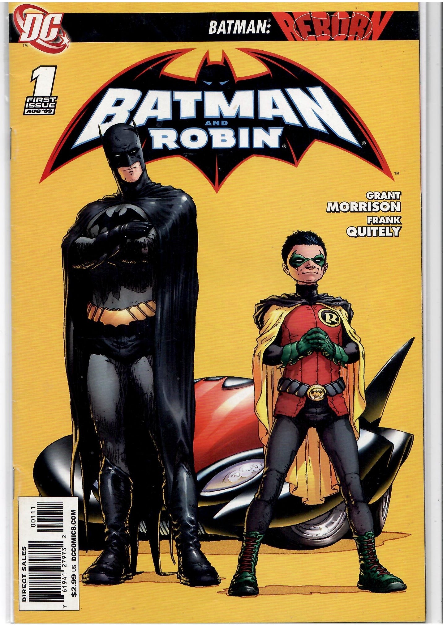 Batman and Robin #1 (2009) Dick Grayson IS Batman! Very Fine – French ...