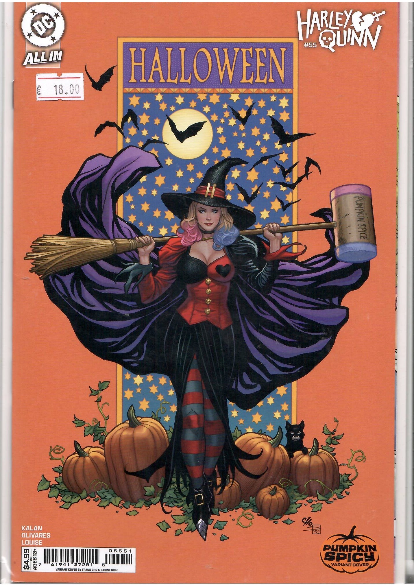 Harley Quinn #55 (2025) Halloween variant NM – French Comics Lovers