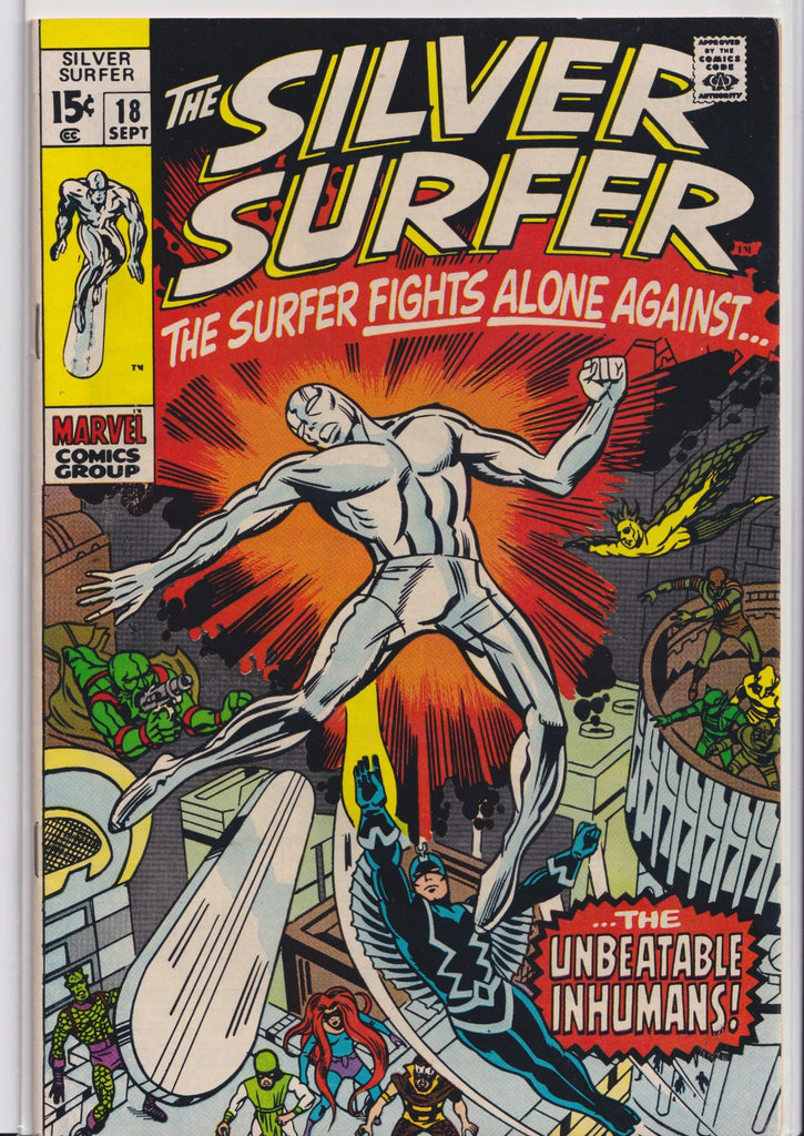 Silver Surfer #18 (1970) Kirby Classic Very fine – French Comics Lovers